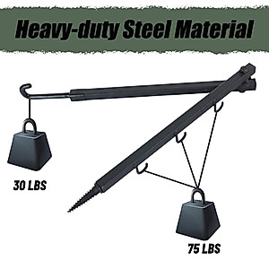 Highwild Tree Stand Folding Bow Hanger Gear Hanger Multi Hanger - Pack of 3