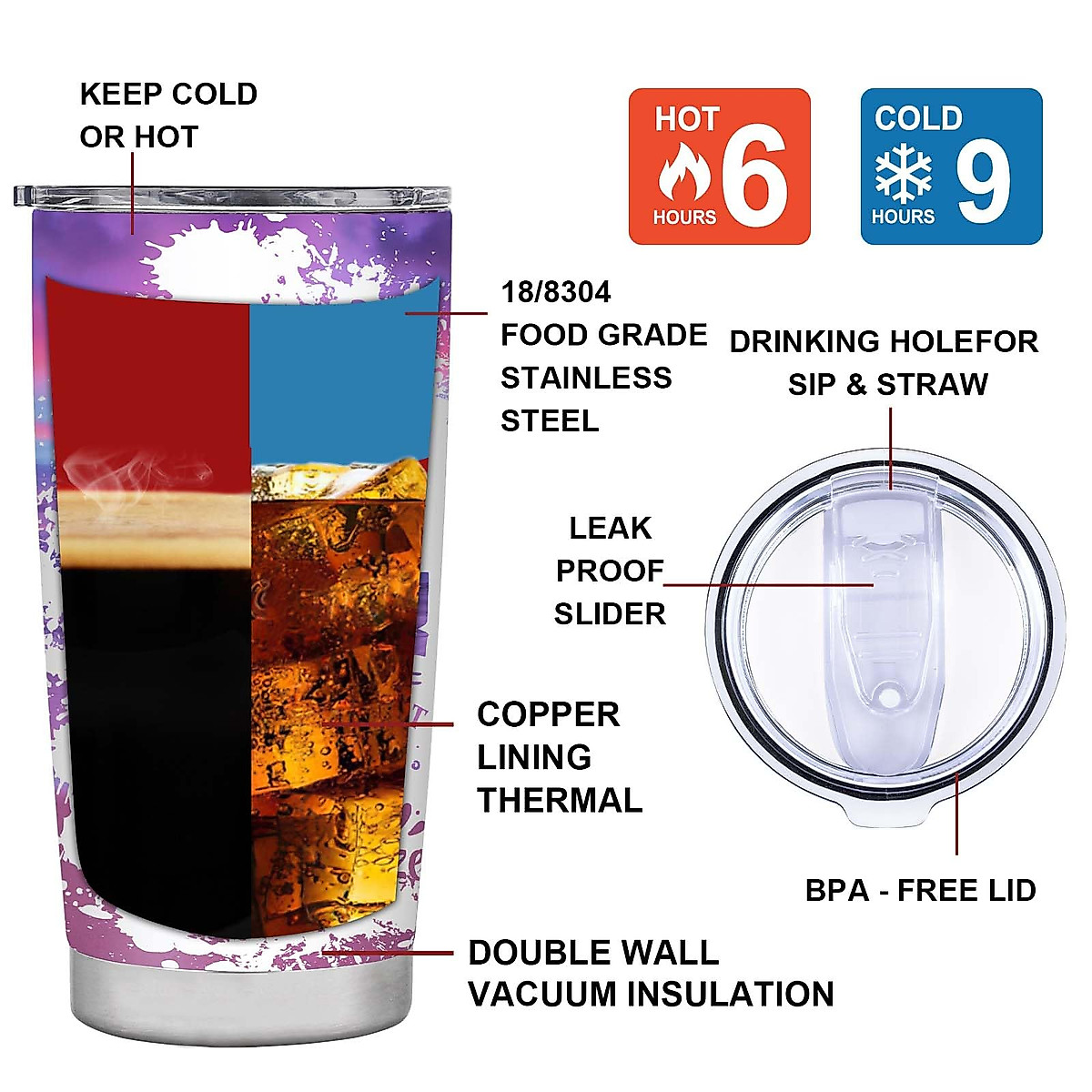 Rudicaxi Beach Tumbler Gifts for Women, Best Beach Themed Gift Ideas for Beach Lover, Beach Cup for Girls Friends Sister Daughter, Life is the Better at the Beach 20oz Stainless Steel Tumbler