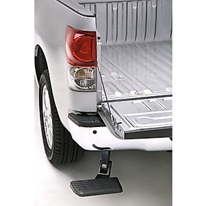 AMP Research 75305-01A BedStep Retractable Bumper Step for 2007-2013 Toyota Tundra Black, Large