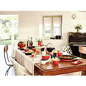 STAUB Ceramics Prep Bowl Set, 2-piece, Cherry