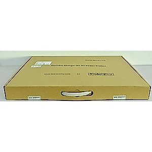 ECO-WORTHY 100W Foldable Solar Panel with Adjustable Kickstand for Jackery/Flashfish/BALDR/Goal Zero Portable Generator Power Station, Upgraded Portable Solar Power for Outdoor Camping RV Off Grid