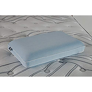 Serta Perfect Sleeper Graphite Infused Memory Foam Pillow, Oversized Traditional, 1 Count (Pack of 1),Grey
