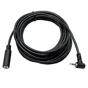 Seadream 2.5mm Male to Female Backup Camera Extension Cable Dash Cam Rearview Backup Camera Extension Cord 2.5mm Male to Female (10FT)