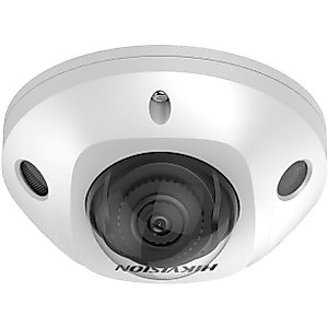 Hikvision Dome Camera Compatible DS-2CD2543G2-IS 2.8mm Lens 4MP AcuSense Built-in Mic Fixed Mini Network Camera PoE IR H.265 IP67 Waterproof IK08 Original IP Camera International Version