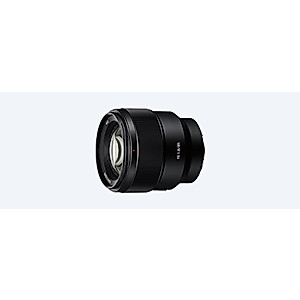 Sony SEL85F18 85mm F/1.8-22 Medium-Telephoto Fixed Prime Camera Lens, Black