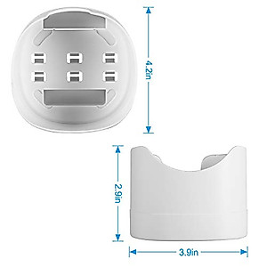 STANSTAR Wall Mount for TP-Link Deco M4/S4 Whole Home Mesh WiFi System, Sturdy Wall Mount Bracket, Cord Management Holder for Deco M4/E4/P9/S4 Without Messy Wires (2 Pack)