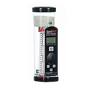 SpotOn SC-2 Sprayer Calibrator - Digital Nozzle Flow Meter for Precise Chemical Application - Pesticide & Fertilizer Rate Calculator - Quickly Check Flow Rate of Sprayer Nozzles