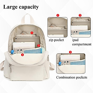 LEDAOU Mini Backpack Girls Cute Small Backpack Purse for Women Teens Kids School Travel Shoulder Purse Bag (Black Sunflower)