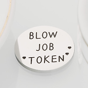 HUTIMY Couples Token Gift Jewelry for Him Gift Husband Valentine's Men Pleasure Items Naughty Coin