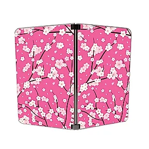 MightySkins Skin Compatible with Microsoft Surface Duo - Sakura Pink | Protective, Durable, and Unique Vinyl Decal wrap Cover | Easy to Apply, Remove, and Change Styles | Made in The USA