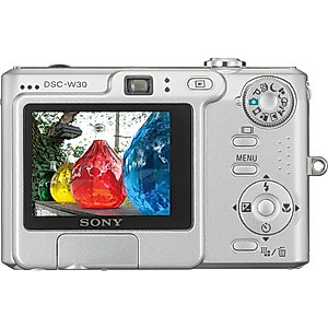 Sony Cybershot DSCW30 6MP Digital Camera with 3x Optical Zoom