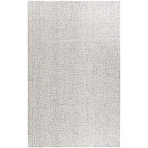 SAFAVIEH Abstract Collection 9' x 12' Silver / Blue ABT469G Handmade Premium Wool & Viscose Area Rug