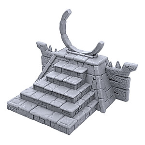 EnderToys Forgotten Temple Portal by Makers Anvil, 3D Printed Tabletop RPG Scenery and Wargame Terrain for 28mm Miniatures