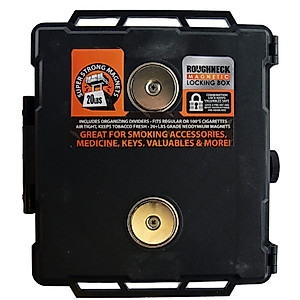 Roughneck Magnetic Locking Box - Impulse Retail Ready Display of 6 Each