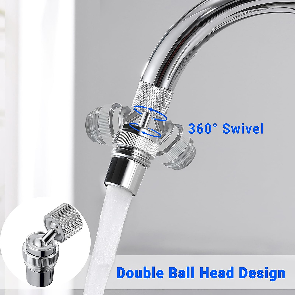 Faucet Adapter - Sink to Hose - Male to Female - Multi-Purpose