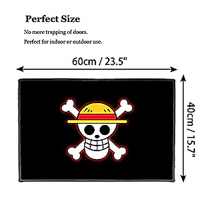 Anime Rug Popular Anime Area Rugs Slip Stain Resistant Soft Carpet for Boys Girls Gaming Desk Home Decor Non-Slip Doormats (16x24 Inches)