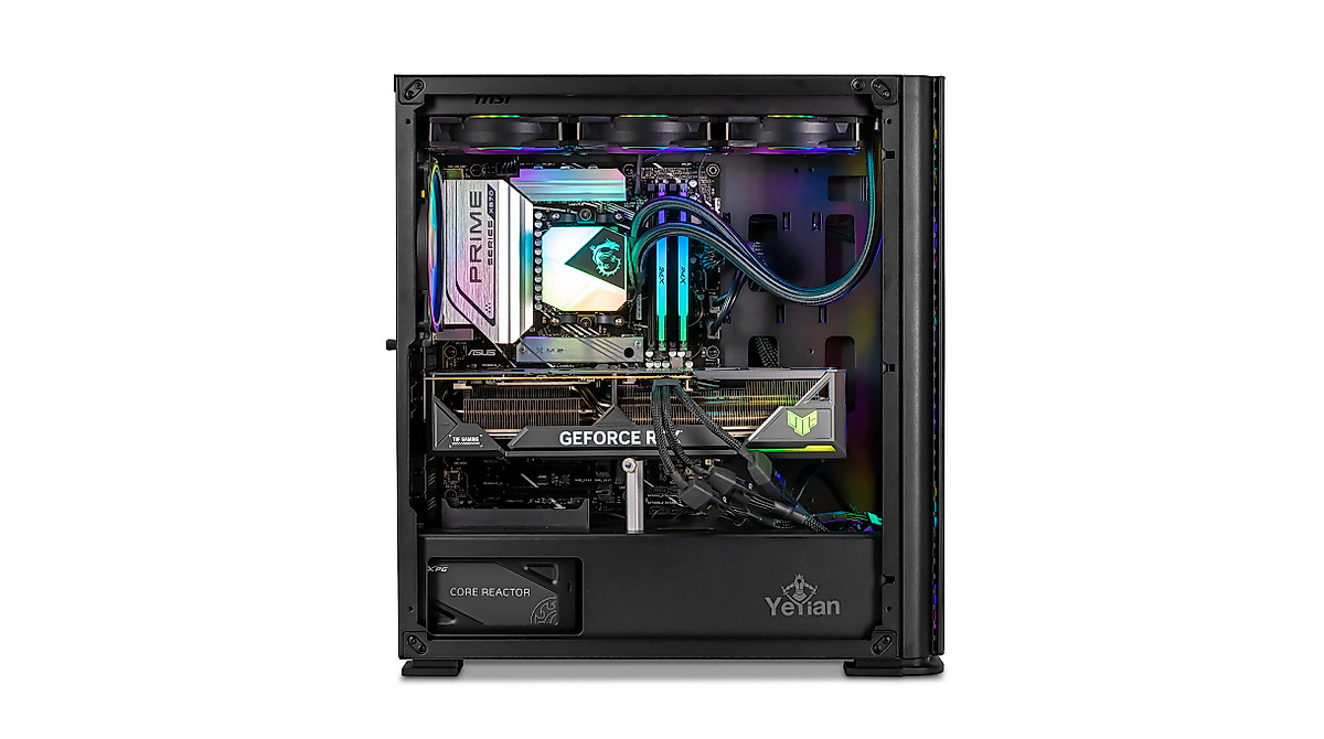 YEYIAN ODACHI Gaming PC Ryzen 9 7900X3D 5.70 GHz Desktop Computers, GeForce RTX 4080 16 GB, 32GB ...