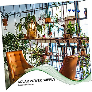 OSALADI 2 Pcs Solar Ball Light Solar Pendant Lights Outdoor Solar Lanterns Solar Garden Lights Outdoor Globe Lights Outside Solar Lights Light Decor Street Light Branches Built-in Battery