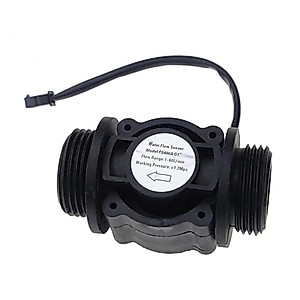 Flow Meter Dn25 Fs400a G1inch Water Flow Sensor Hall Flowmeter Meter Counter 1-60L/Min 1.2Mpa High Stability and Convenient Operation