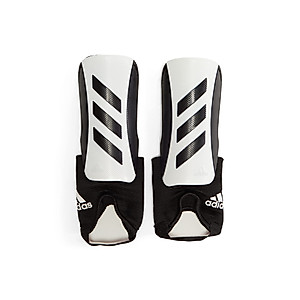 adidas Unisex-child Tiro Soft Ground Match Shin Guards, White/Black/Black, Medium