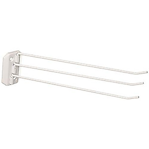 Decko 48190 White 3 Arm Towel Rack