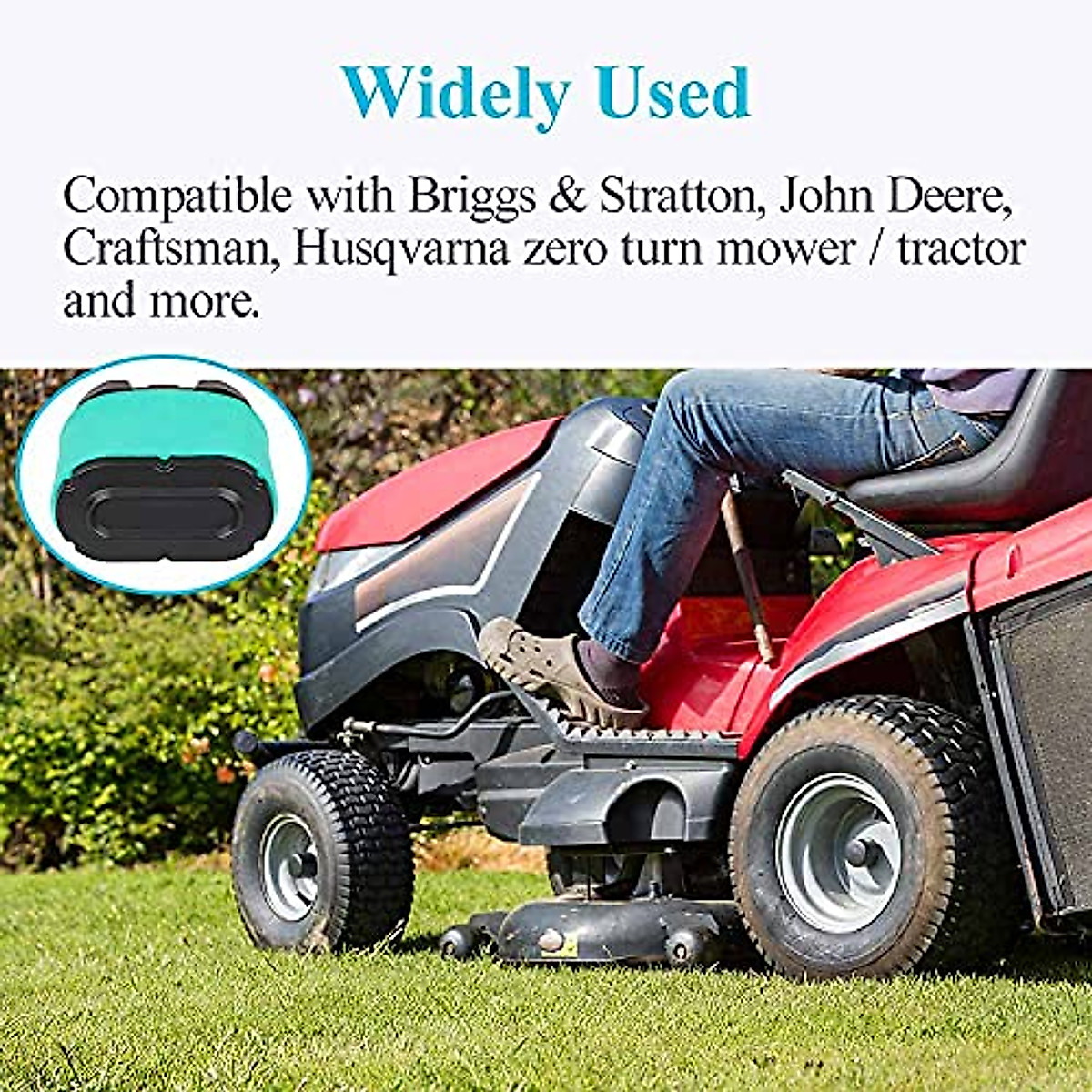 HOODELL Professional 792105 Air Filter, Durable 276890 Air Cleaner with Fuel Filter, Compatible with Briggs & Stratton V-Twin Engine 44H777 5405K 593240 4163205 GY21057 Air Filter