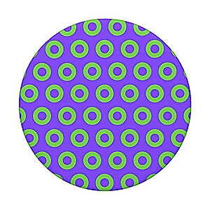Phish Donut Pattern | Purple and Green PopSockets Swappable PopGrip