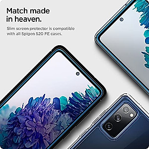 Spigen Tempered Glass Screen Protector designed for Galaxy S20 FE 5G (2020) - 1 Pack
