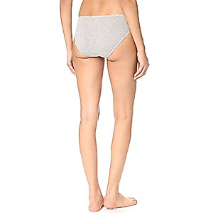 Calvin Klein Women's Cotton Stretch Logo Multipack Bikini Panty, White/Black/Grey Heather, Small