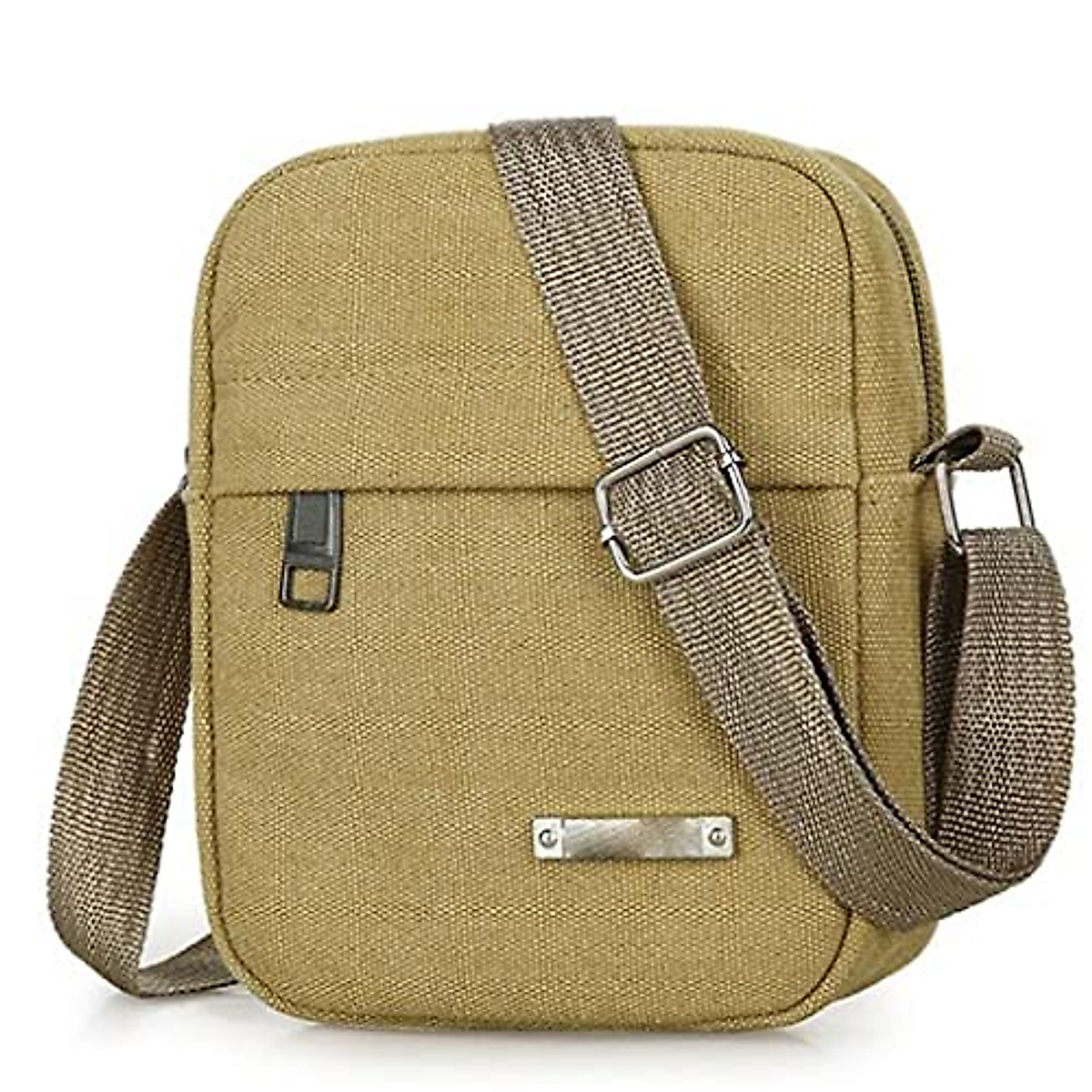 ZSEDP Canvas Small Bag Casual Men Mini Handbags Male Cross Body Shoulder Messenger Bags for Men Purses and Handbags