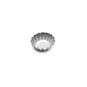 Fox Run Set of 12 Tart Tin, 2.5", Silver