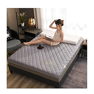 Leoshi Japanese Floor Futon Mattress, Foldable Mattress Topper Twin Bed Mattress Single Portable Mattress Roll Up Foldable Mattress (Color:B,Size:100x200CM)
