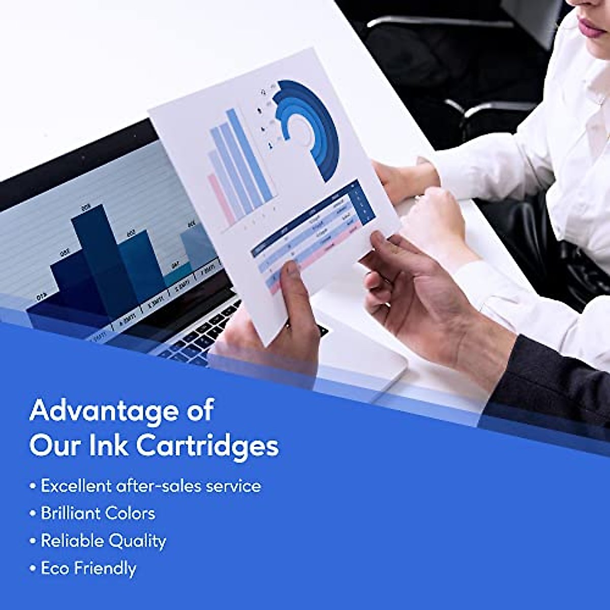 LC3013 High Yield 4 PKS Compatible Ink Cartridge Replacement for Brother LC3013 Ink Cartridges (Black, Cyan, Magenta, Yellow), Use for MFC-J491DW MFC-J497DW MFC-J690DW MFC-J895DW Printer