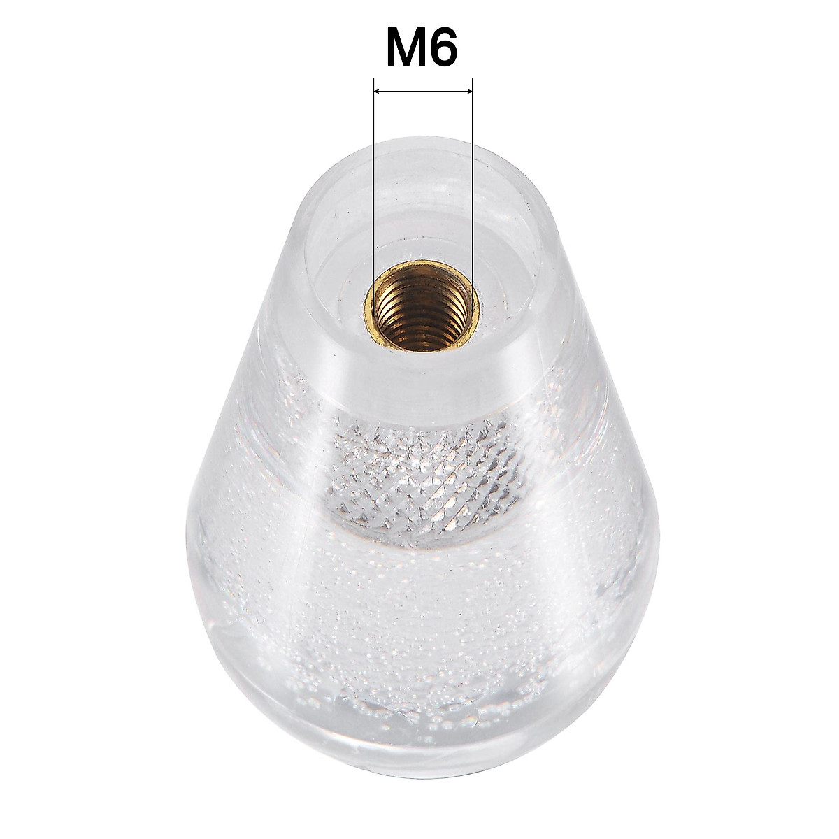 uxcell Ellipse Oval Joystick Head Rocker Ball Top Handle Arcade Game Replacement White