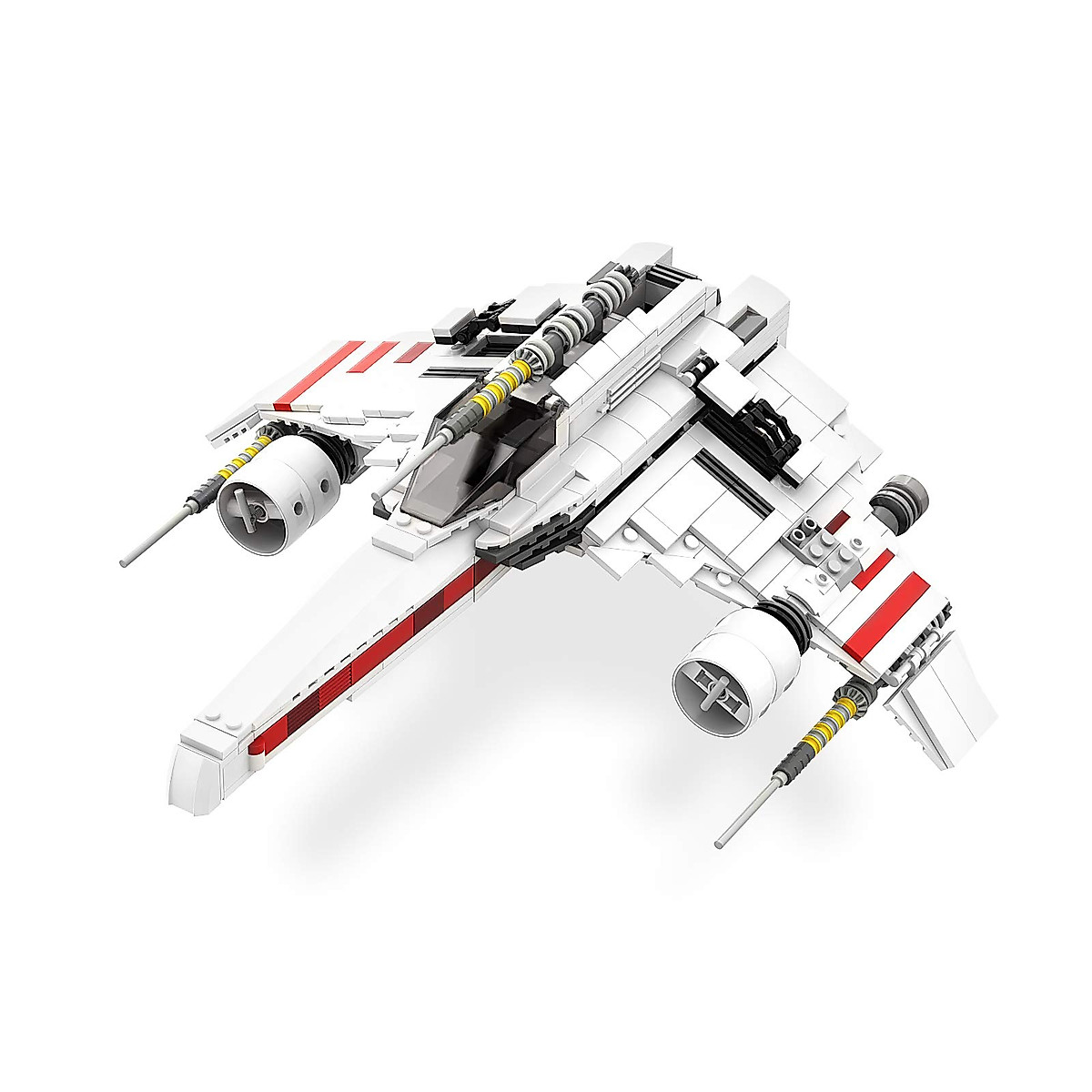 building boat E-Wing Starfighter Building Toy, Collectible Model Building Kit Creative Bricks Building Blocks,New 2021(541 Pieces)