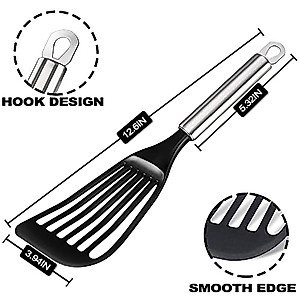 Tenta Kitchen Flexible Fish Turner Spatula, for Fish/egg/meat/dumpling Frying