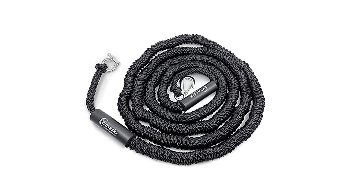 WavesRx 14'-50' AnchorMate Bungee Line for Safer Boat Anchoring