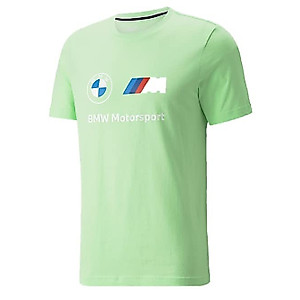 PUMA Men's Standard Mercedes Essentials Logo Tee, Paradise Green, X-Large