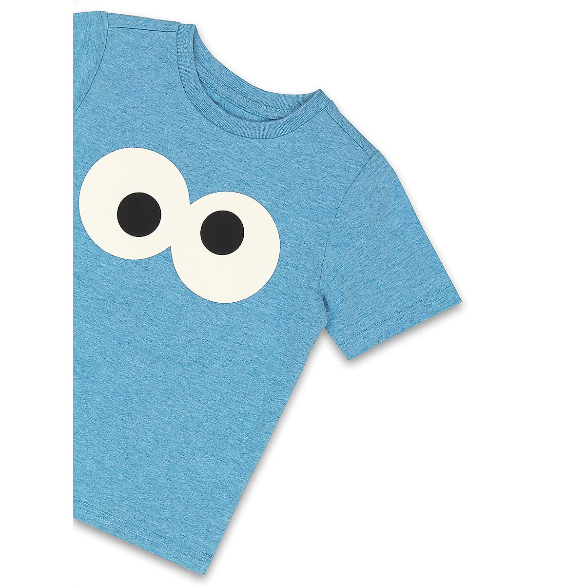 Isaac Mizrahi Loves Sesame Street Cookie Monster Toddler Baby Short Sleeve Tee (3T, Blue)