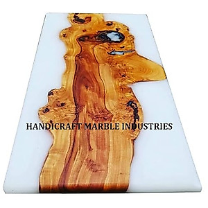 Epoxy Table, Live Edge Wooden Table, Natural Wood,Dining table, Natural Epoxy Table, Resin Table, Epoxy Resin River Table