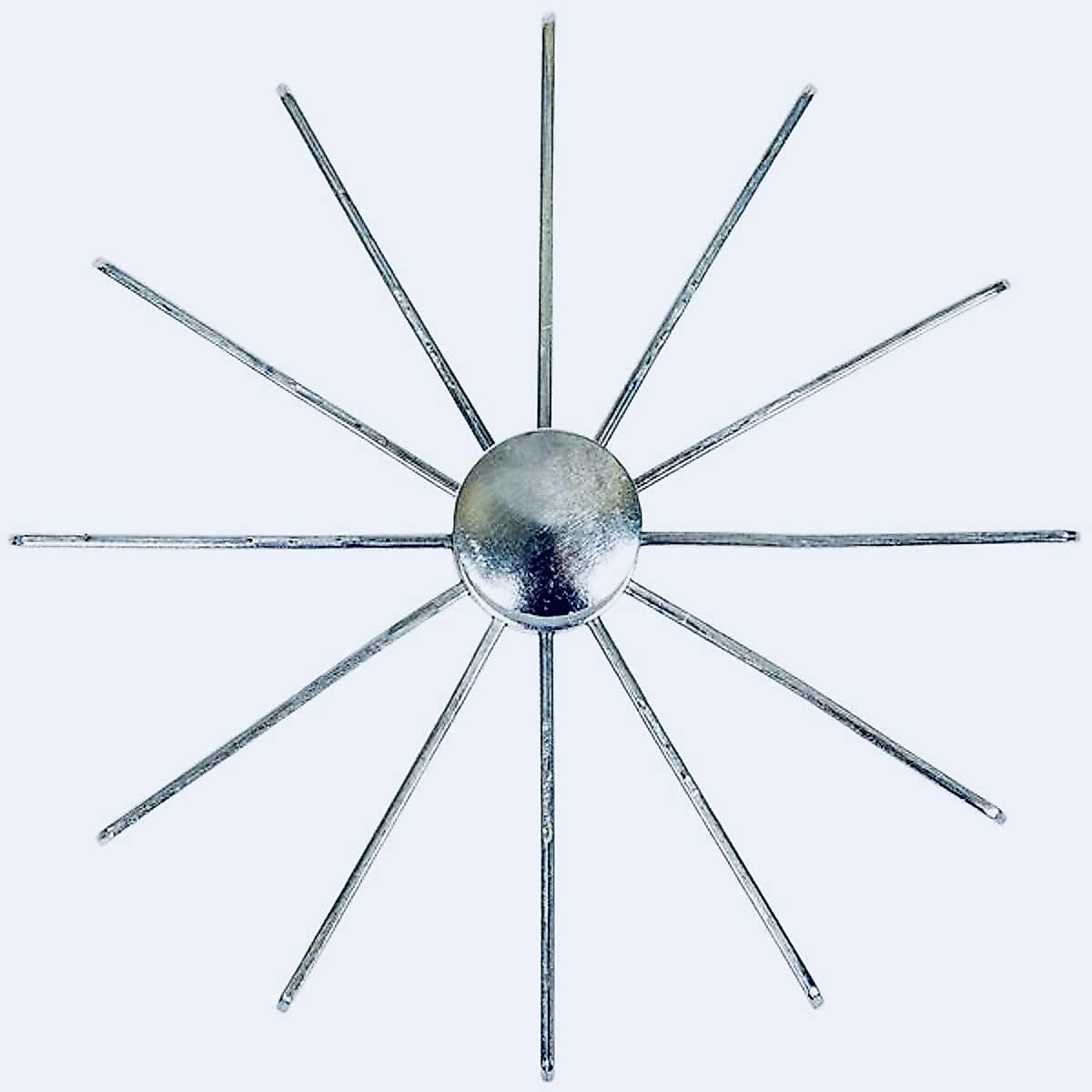 12 Cut Pie Marker, Cast Aluminum Guideline and Portion Divider, Commercial Grade Pie and Cake Marker by Tezzorio