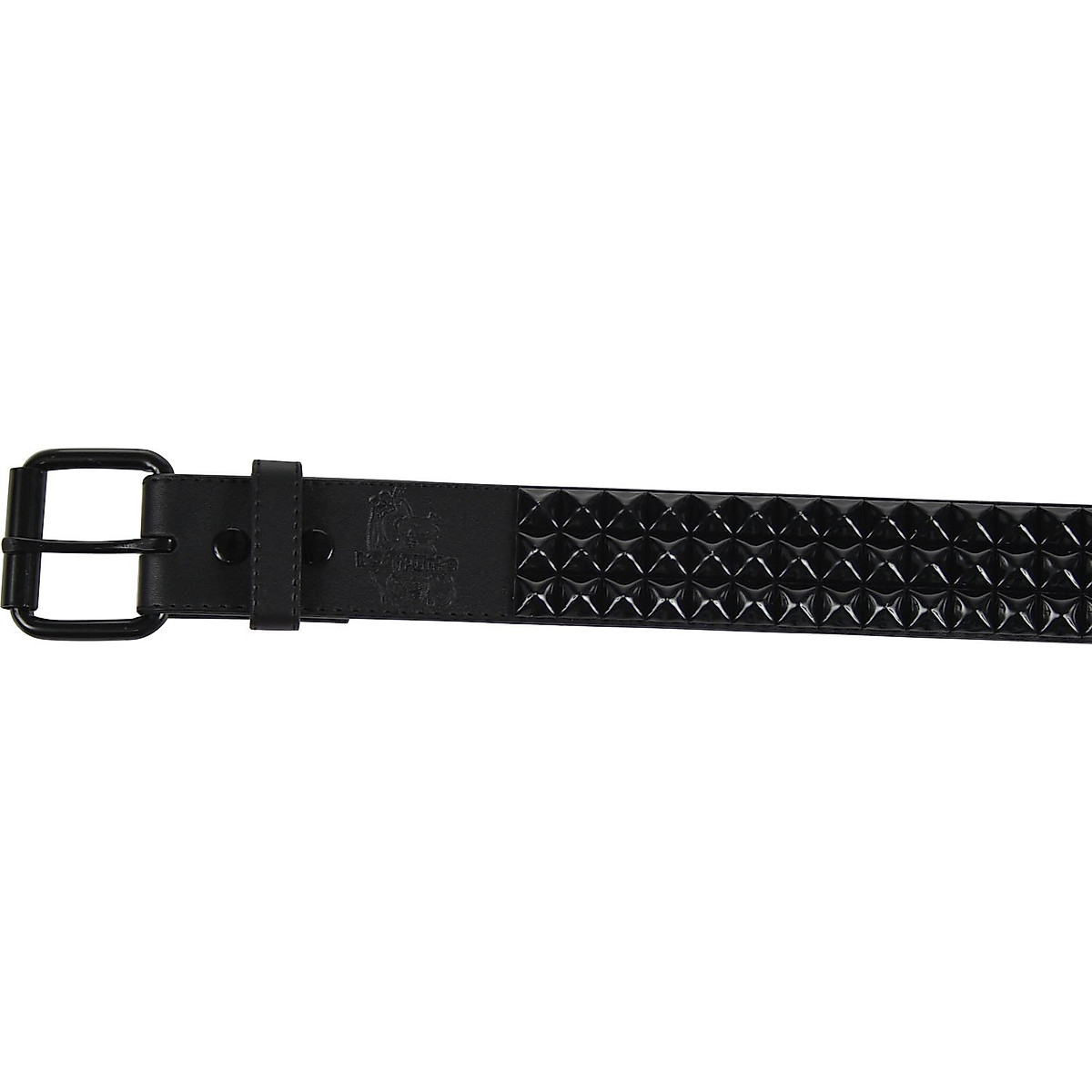 Punk Rock Classic Pyramid Studded Leather Belt by BodyPunks (Large (Waist Size: 33"-37"), Black 3 Row