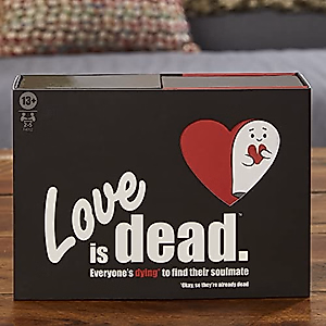 Hasbro Gaming Love is Dead Game, Party Card Game for Adults and Teens, Hilarious Light Strategy Dating Game for 2-5 Players Ages 13 and Up