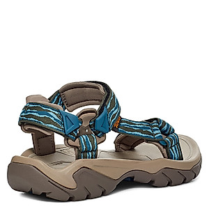 Teva Women's Terra Fi 5 Universal Sandal, Foggy Mountain Blue/Green, 7