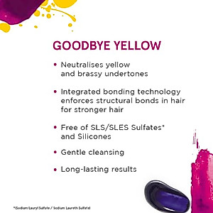 GoodBye Yellow by Schwarzkopf Shampoo 300ml, 10.0 Ounce (4045787515992)