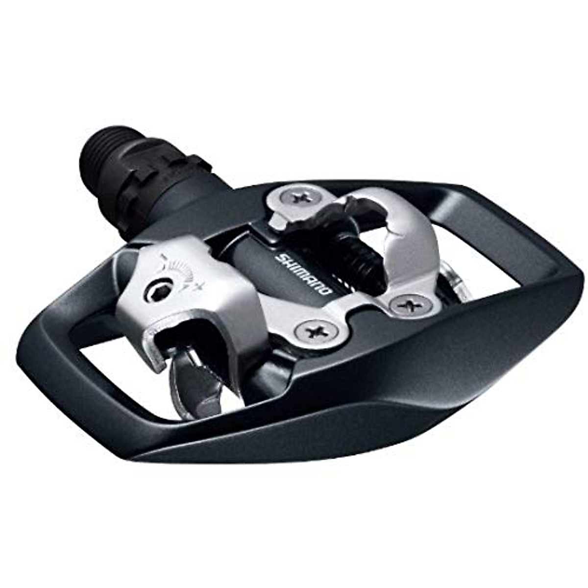 Shimano Cycling Spares Road SPD pded500 Pedals, Multicolor, One Size, Black