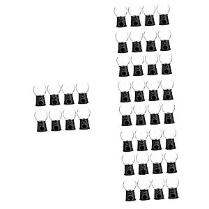 NOLITOY 40 pcs Dispensers Kindergarten Black Twirling Rotatable and Gumballs Desktop Catcher Machines Kids Novelties Supplies Ball Bubble Bank Parties Machine Christmas Vending