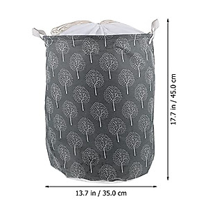 Laundry Basket Collapsible Fabric Clothes Laundry Hamper Foldable Clothes Bag Folding Washing Bin for Blankets Nursery Laundry Kids Clothing