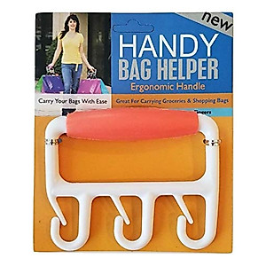 Handy Housewares Handy Bag Helper Ergonomic Handle - Great for Carrying Groceries & Shopping Bags