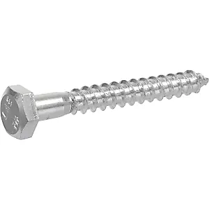 Zinc Hex Lag Screw 3/8" x 3"